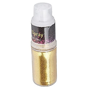 Golden Glitter Powder Face Body Paint Temporary Tattoo Nail Art Craft Glitter Powder Halloween Cosplay Party Art Stage Makeup 0.4oz