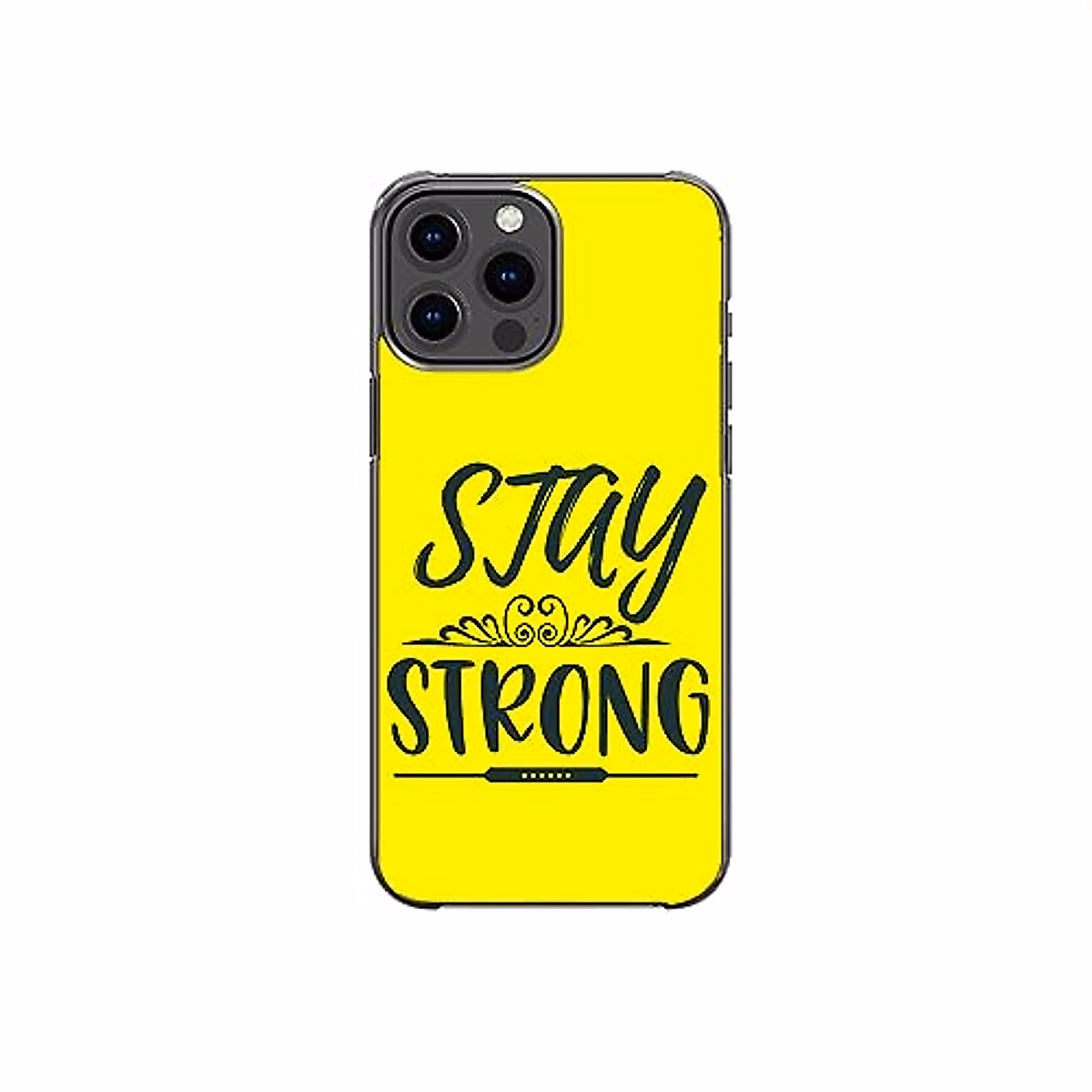 Stay Strong Positive Inspirational Motivational Pattern Art Design Anti-Fall and Shockproof Gift iPhone case (iPhone XR)