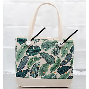 4Pcs Replacement Buttons and Waterproof Bag for Bogg Bag,Bogg Bag Accessories of Original X Large,Perfect with Beach Bag Practical White (Waterproof Bag + Buttons)