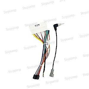 Strpump 16pin Car Radio Stereo Power Retrofit Harness Cable Wire for Hyundai Elantra IX35 IX45 Tucson 2016~20 Kia K3/K5 KX5 KX7 with Radio Antenna Adapter