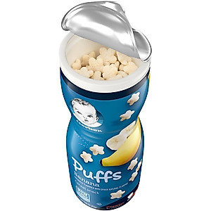 Gerber Graduates Puffs Cereal Snack, Banana, 1.48 Ounce