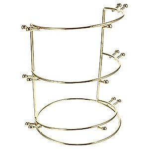 LUOZZY Three-Tier Bride Headband Storage and Display Stand Crown Storage Rack Home Supplies
