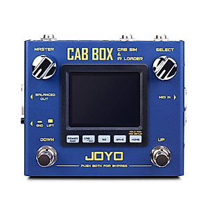 JOYO R-08 Cabinet Modeling and Power-amp Simulation Bundle with R-02 Overdrive Pedals for Electric Guitar Effects Most Frequently Combination Budget