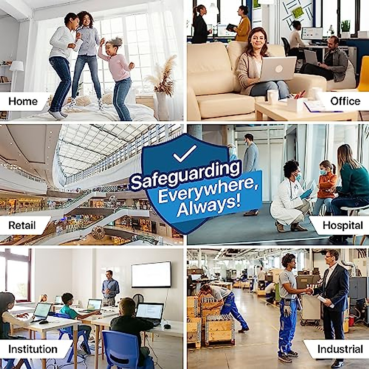 Simply by MervFilters 20x20x1 MERV 8 Air Filter, 6 Pack