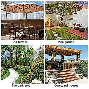 Solar Ground Lights, Solar Disk Lights 8LED Outdoor Landscape Lights for Garden Patio Pathway Lawn Yard Driveway Walkway(8Packs)