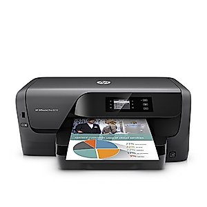 HP OfficeJet Pro 8210 Wireless Color Printer with Mobile Printing, Amazon Dash replenishment ready (D9L64A) (Renewed)