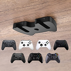 Controller Stand Holder for X-Box One/X-Box Ones/X/X-Box Series S/X Controller Under Desk Hanging Rack (Black)