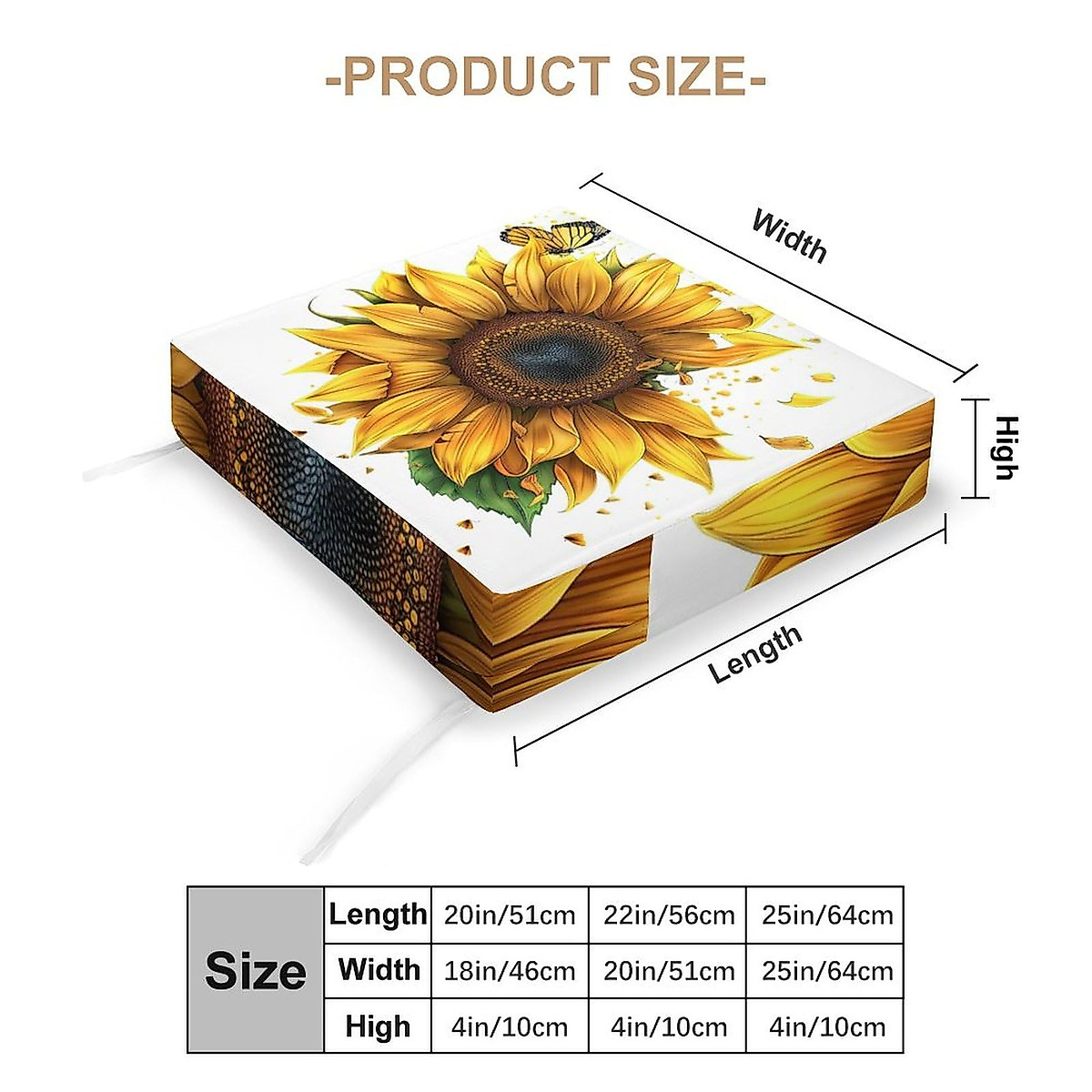 Joint Gou Outdoor Cushion Covers for Patio, Plant Waterproof Couch Cushion Covers, Flowering Plant Chair Cushion Slipcovers Furniture Protector Seat Cushion Cover