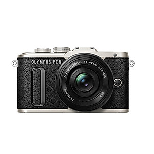 OLYMPUS PEN E-PL8 EZ double zoom kit [black][International Version, No Warranty]