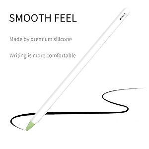 100 pcs Silicone Nib Sleeves Compatible with Apple Pencil Tips, Professional Liquid Silicone Nibs Cover Replacement for 1st & 2nd Gen &USB-C, Writing Anti-Slip Protective Case for Apple iPad Pencil