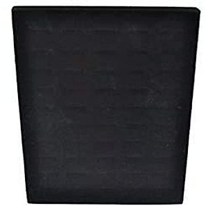 JDYYICZ Velvet 50 Slots Ring Organizer/Tray/Pad/Showcase/Display Case (Black)