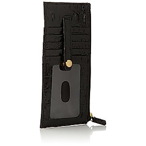 BRAHMIN Black Melbourne Credit Card Wallet