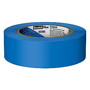 Scotch Original Multi-Surface Painter's Tape,  1.41 inches x 60 Yards (360 Yards Total), 2090, 6 Rolls, Blue, 6 Foot