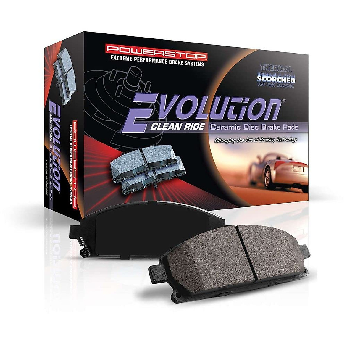 Power Stop 16-2382 Front Z16 Evolution Ceramic Brake Pads