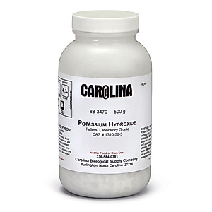 Potassium Hydroxide, Pellets, Laboratory Grade, 500 G