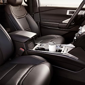 iPick Image for Ford Bronco in Black Color 20 oz Dual-Wall Insulated Stainless Steel White Travel Tumbler