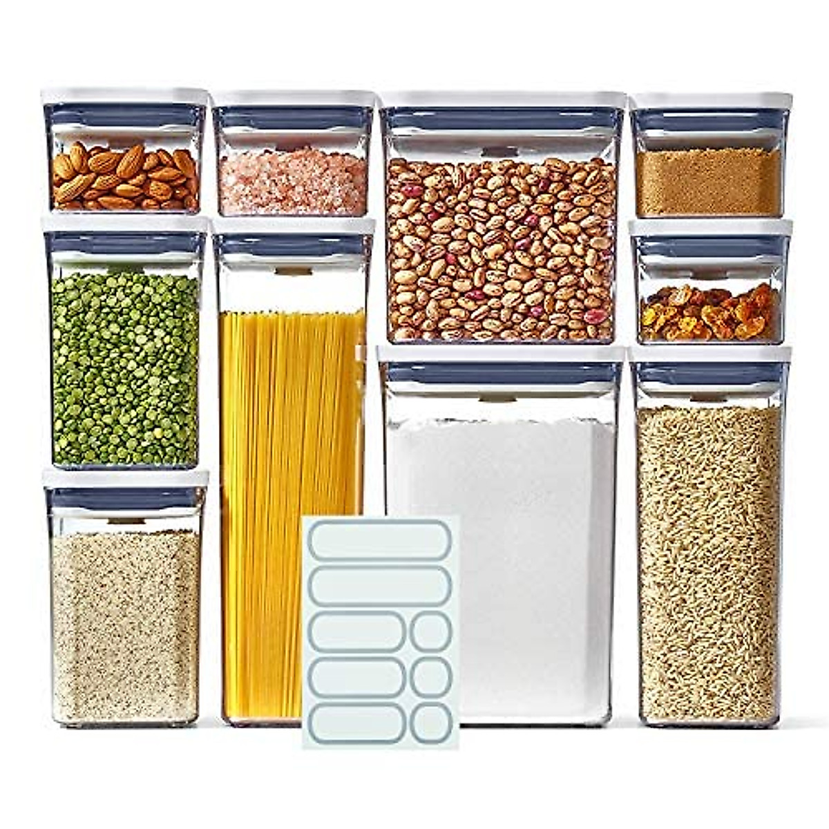 OXO Good Grip 10-Piece POP Container Set with 10 Labels