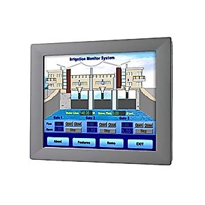 (DMC Taiwan) 12''SVGA Industrial Monitor with Resistive Touchscreen and Direct-VGA Port