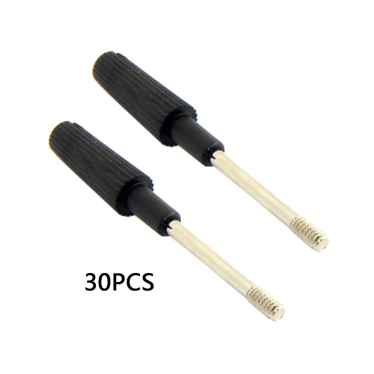cablecc 30pcs Thumb Screws #4-40 UNC 47mm Length Stainless Steel Overmold for Computer Cable