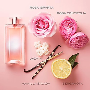 Lancôme Idôle Aura Eau de Parfum - Long Lasting Fragrance with Notes of Rose, Jasmine & Salted Vanilla - Sunny & Floral Women's Perfume - 3.4 Fl Oz