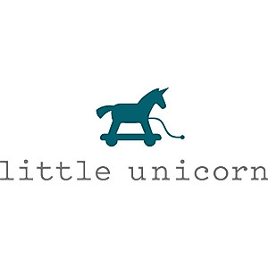 Little Unicorn 5'x5' Outdoor Family Picnic & Beach Blanket | Durable & Water-Resistant Fabric | Compact Fold & Easily Wipes Clean | Zipper Pocket (Tropical Leaf)