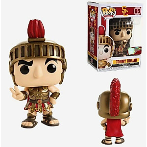 POP College Mascots USC Tommy Trojan Home Trojan Armor Funko Pop Multicolored 3.75 inches