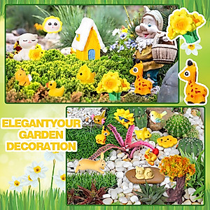 Soaoo 44 Pcs Mini Resin Figures Set Miniatures Figures Tiny Decor for Garden Fairy Accessories for Bonsai Terrarium Party Decoration(Ghost)