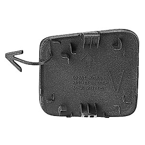 X AUTOHAUX Car Front Bumper Tow Hook Cover 622A14GA0A for Infiniti Q50 2014-2017 Tow Hook Eye Lid Cover Trailer Cap Gray