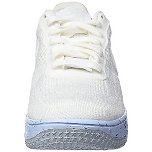 Nike Air Force 1 Crafter Flyknit Womens Trainers DC7273 Sneakers Shoes (UK 6.5 US 9 EU 40.5, White Pure Platinum 100)