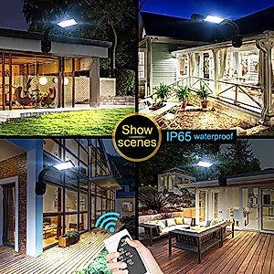 30LED Solar Headlight Outdoor Motion Sensor Solar Energy lamp for Garden Home Country Smart Remote Control Lamp Wall Lamp