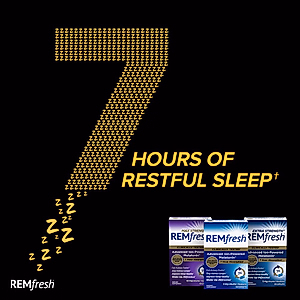 REMfresh Extra Strength 5mg Melatonin Sleep Aid Supplement (36 Caplet) | Sleep Supports Immune Function | #1 Doctor Recommended | Pharmaceutical-Grade, Ultrapure Melatonin