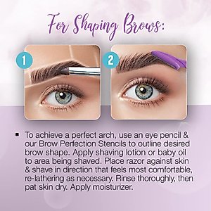 Ardell Brow Trim and Shape Grooming Tool, 3 Count (Pack of 3)