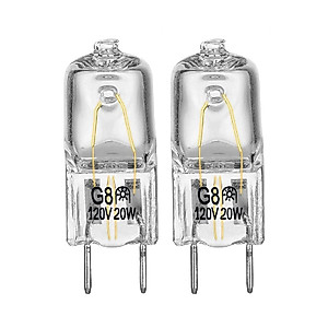 Light Bulb for GE Microwave Oven - Halogen Light Bulb Fits for GE Samsung Kenmore Elite Maytag Over the Stove Range Microwave, Night Light/Stove Light Bulb for GE microwave, Replaces WB25X10019, 2Pack