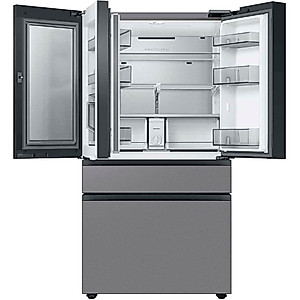 SAMSUNG RF29BB8600QL 29 Cu. Ft. Bespoke Stainless Steel 4-Door French Door Refrigerator