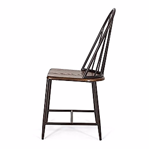 Christopher Knight Home Gessling Dining Chair Sets, Dark Brown + Black + Espresso