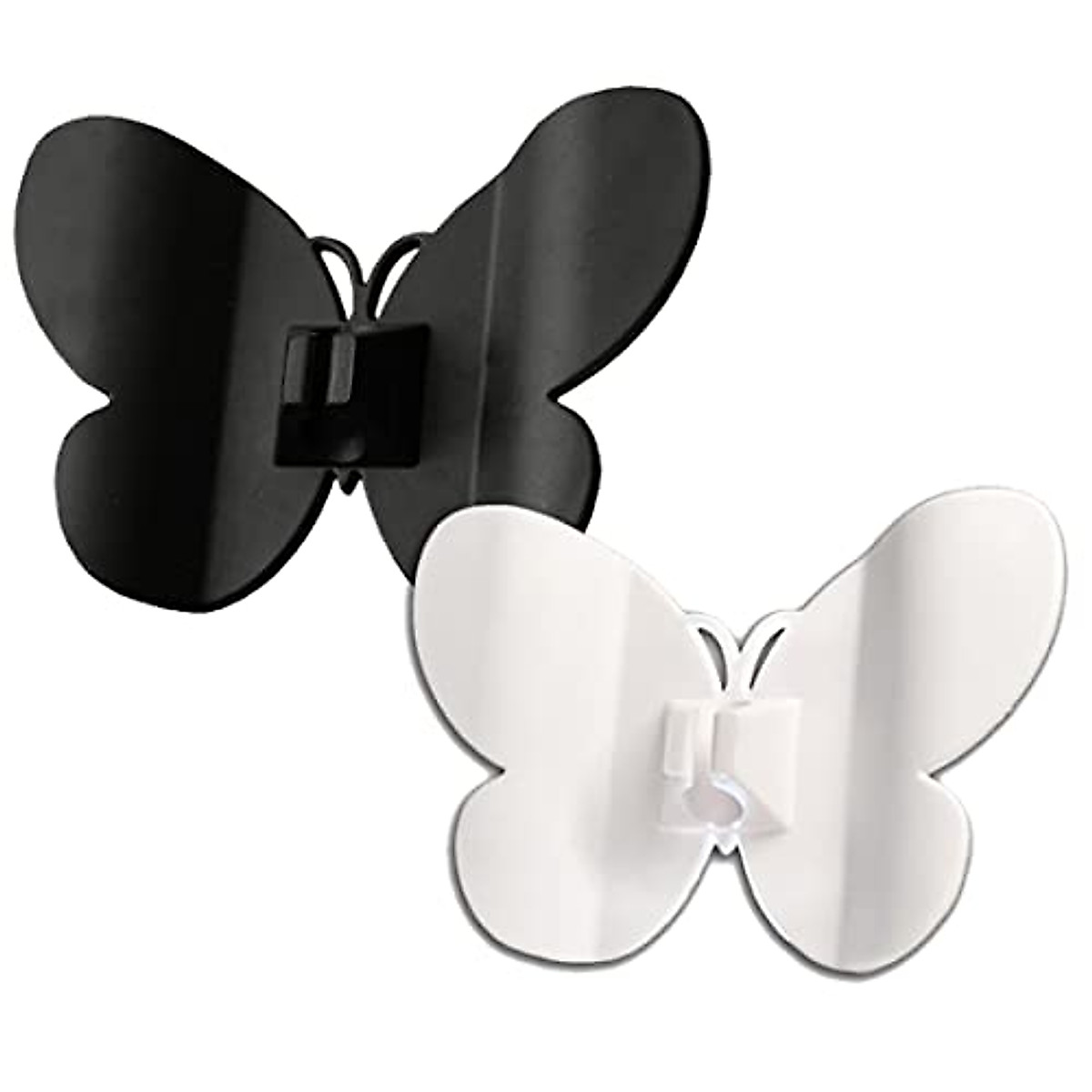 Follus 8 Packs Cord Organizer, Tidy Cord Holder Cable Organizer, Self-Adhesive Wire Storage Holder Suitable for Kitchen Appliances, Air Fryers, Toasters, Blenders, Coffee Makers（Black & White）