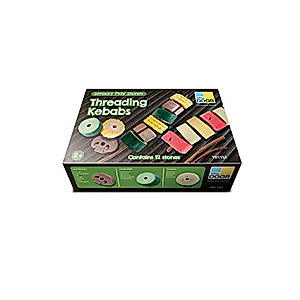 Yellow Door Sensory Play Stones, Threading Kebabs