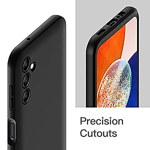 JETech Slim Fit Case for Samsung Galaxy A14 5G 6.6-Inch (Not for A14 4G), Soft TPU Thin Protective Phone Cover with Matte Finish, Shockproof (Black)