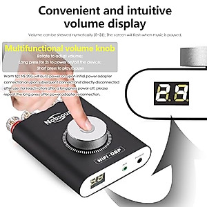 Nobsound NS-20G 200W Mini Bluetooth 5.0 Power Amplifier 2.0 Channel Wireless Receiver Hi-Fi DSP Stereo Headphone Audio Amp LED Display