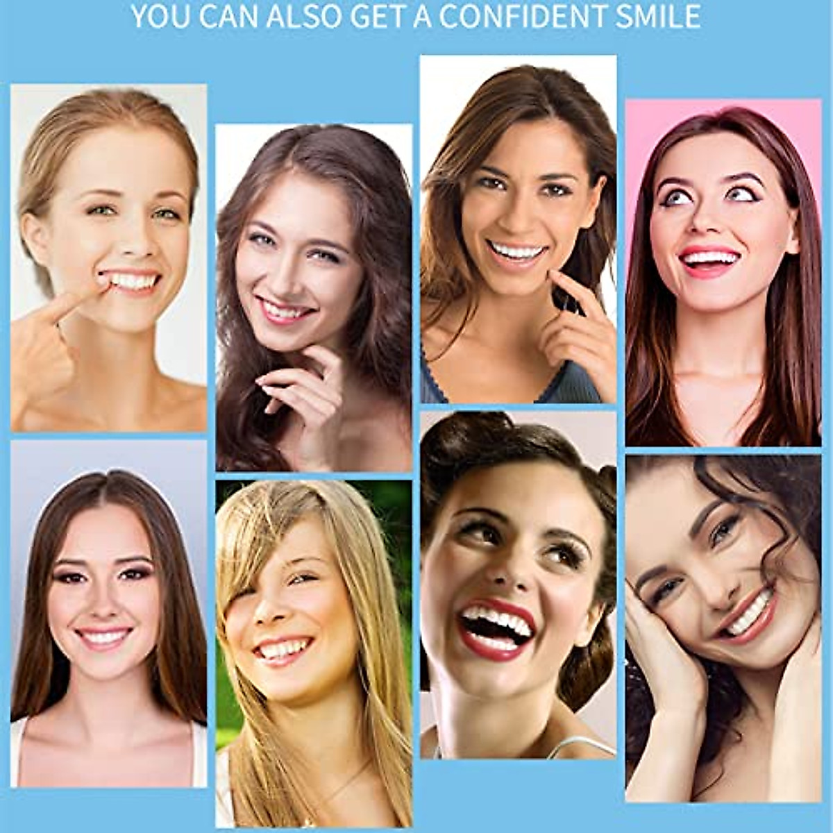 CHJC 2022 New Snap-On Dentures, Veneers Snap in Teeth, Snap in Teeth for Men and Women, Fix Confident Smile