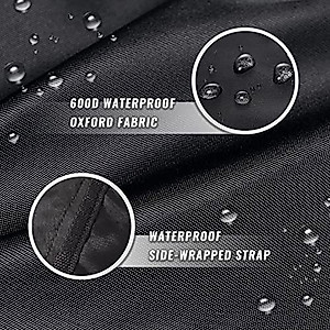 PATERIC Outdoor Cushion Bag 48 Inch Large Patio Cushion Storage Bag for Outdoor Furniture Waterproof Garden Pillow Seat Pads Protective Cover