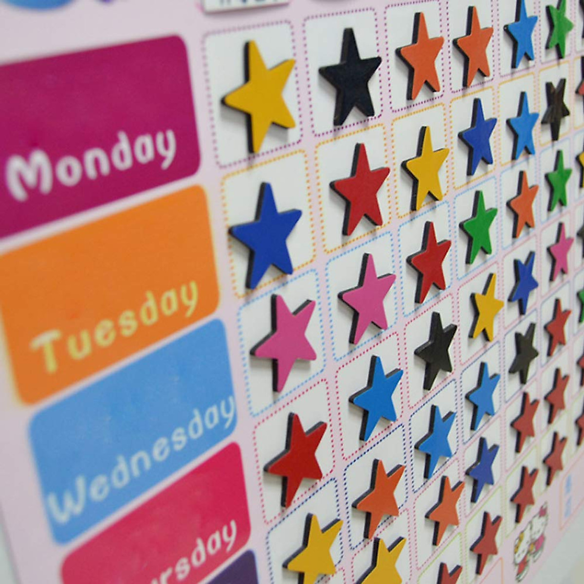 Refrigerator Magnets 35-Pack Star Fridge Magnets Cute Colorful Functional Magnets for Office, Kitchen, Refrigerator, Whiteboard Magnet Set