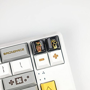 Pearlead Creative Resin R4 Keycap Replacement Gaming Keyboard Keycap for MX Switch Mechanical Keyboards DIY Decoration (Grenade)