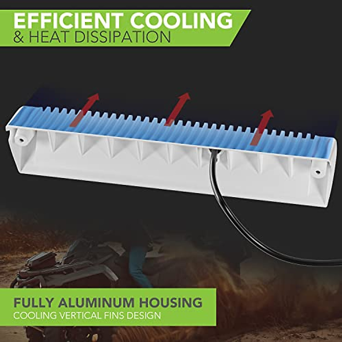 Leisure LED RV Exterior Porch Utility Light - 12v 2250 Lumen 12.9" Lighting Fixture. Replacement Lighting for RVs, Trailers, Campers, 5th Wheels (White)