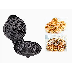 Waffle Maker 9“ Non-Stick Waffler Iron Stuffler Stuffed Wafflera 1200W Adjustable Browning Control, Electric Baker Makes Thick, Fluffy Waffles, Kitchen Essential for Breakfast