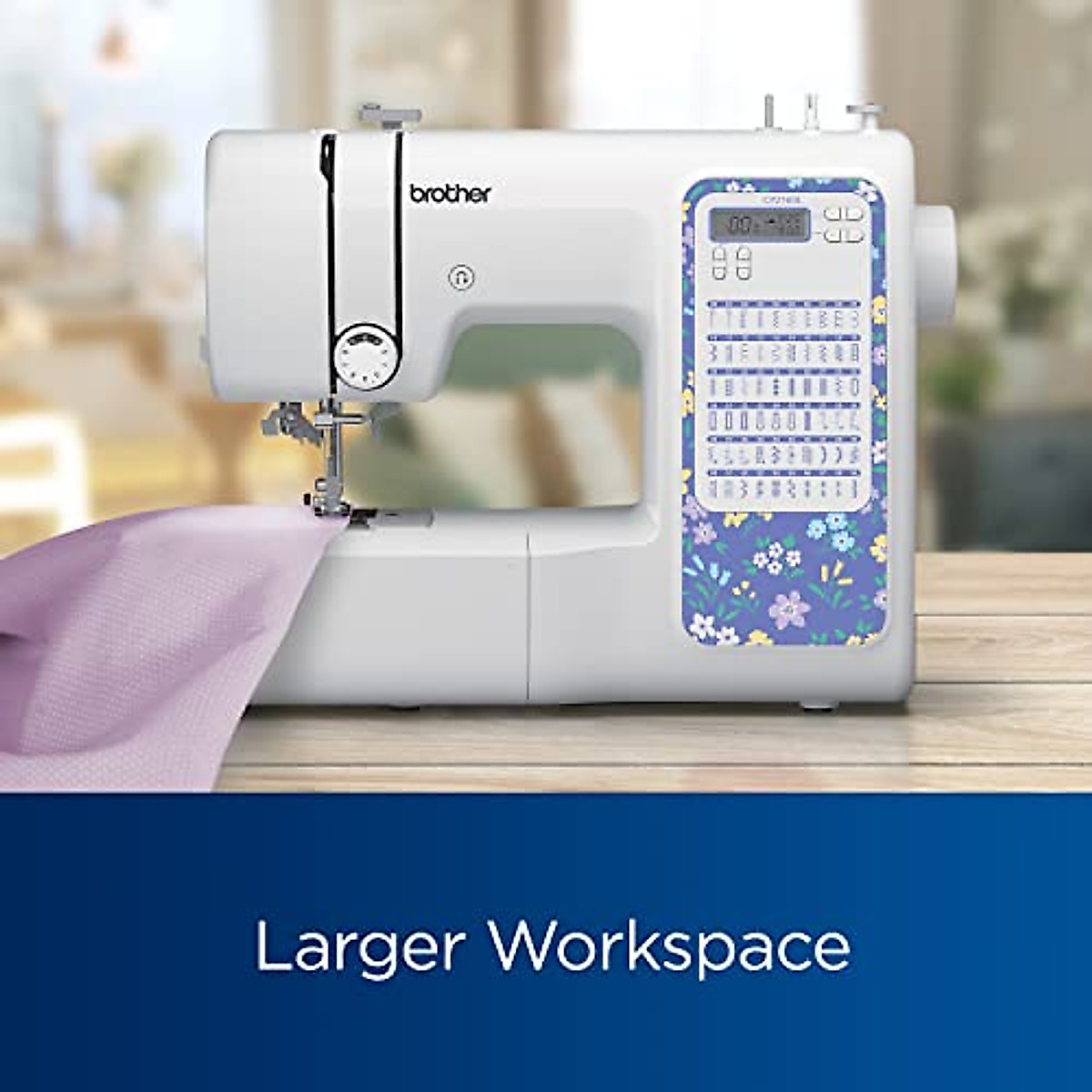 Brother CP2160L Computerized Sewing Machine with 60 Built -In Stitches, LCD Display, 7 Included Feet, Lavender Floral