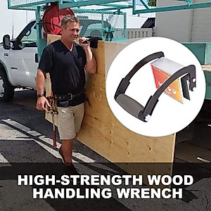 Plywood and Sheetrock Panel Carrier, Auto Adjusting Plywood Carrier Tool, Heavy Duty Gripper, Lifter and Carrying Tool, Drywall Hand Clamps Tools with Single Hand for Carpenter
