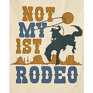 The Children's Place Boys' Short Sleeve Graphic T-Shirt Seasonal, Rodeo, Large