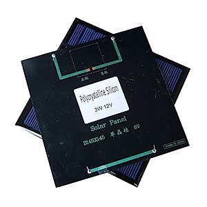 Sunnytech 1pc 3W 12V 250ma Mini Small Solar Panel Module DIY Polysilicon Solar Epoxy Cell Charger B047