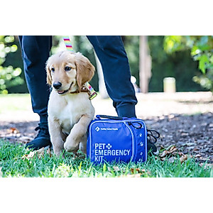 Perpetual Pet First Aid Kit with Vet Wrap, Styptic Powder, Bitter Spray & Veterinary Splint. Ideal for Hiking, Travelling, Camping, Outdoor & Indoor Activities